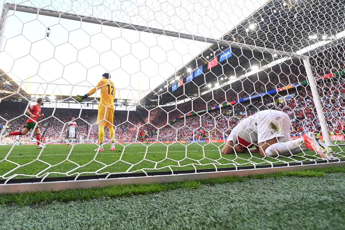 Portugal beat Turkey to secure last-16 spot as Akaydin scores comical ...