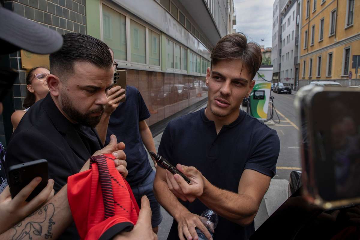 As primeiras palavras de Jashari como jogador do AC Milan: "Vou dar ...