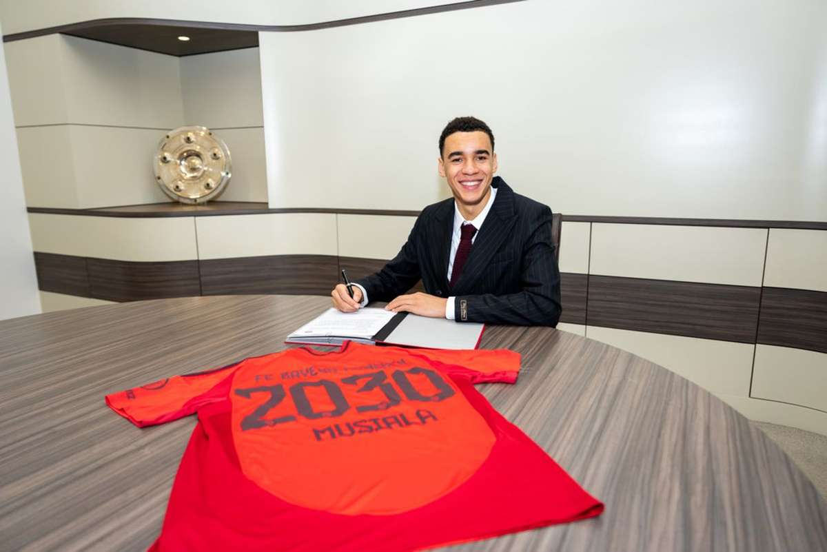 Jamal Musiala extends contract with Bayern Munich until 2030 ...