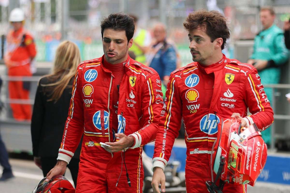 Ein "Ding-Dong" ohne Folgen? Carlos Sainz und Charles Leclerc bei ...