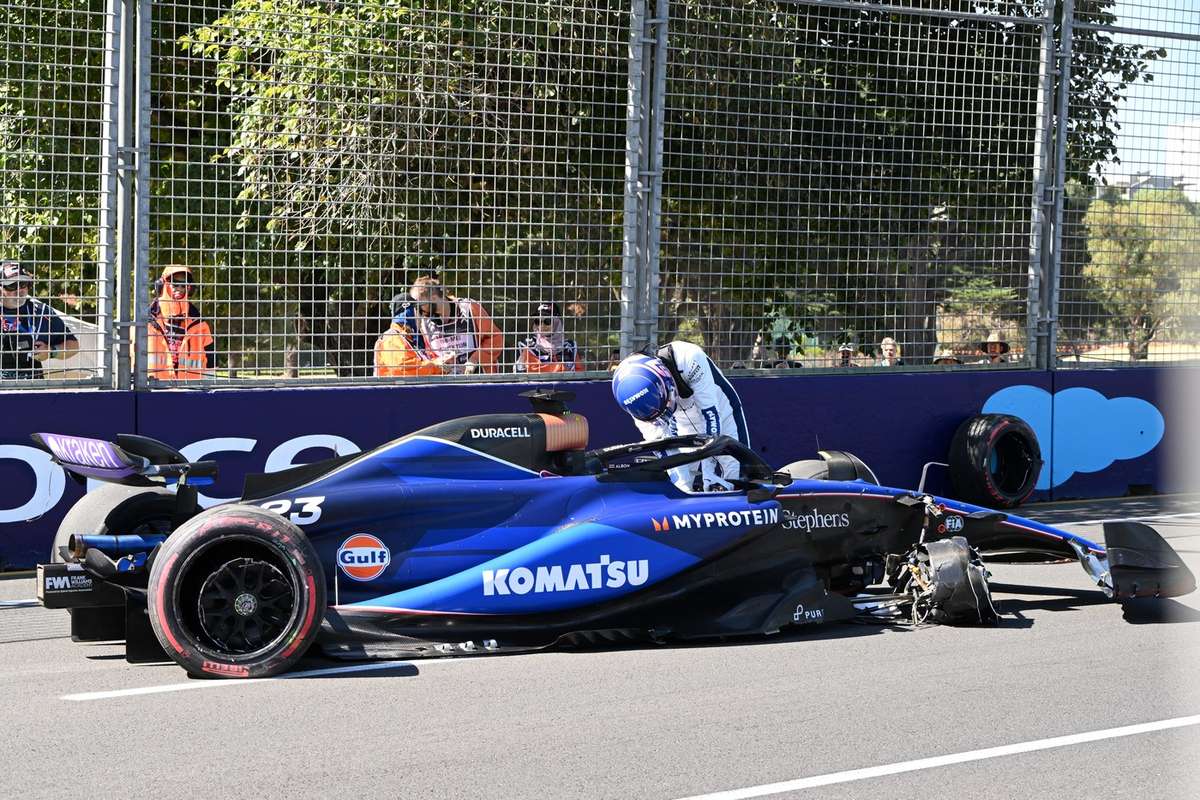 Fórmula 1: Williams le da el coche de Sargeant al accidentado Albon por ...