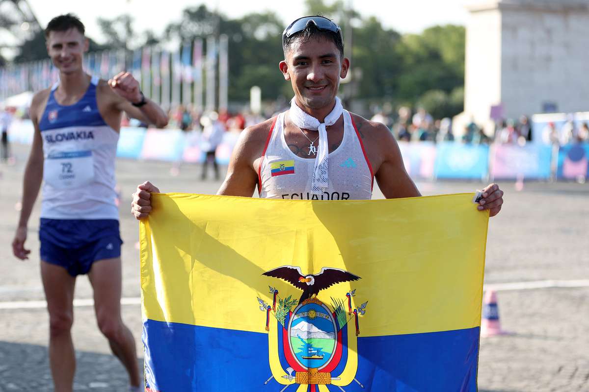 L'Équatorien Brian Daniel Pintado remporte le 20 km marche, premier ...