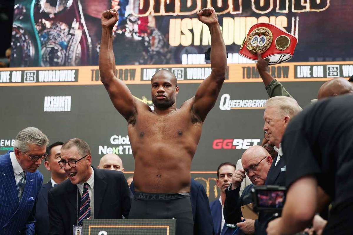 Daniel Dubois says win over Oleksandr Usyk would put him 'up there ...