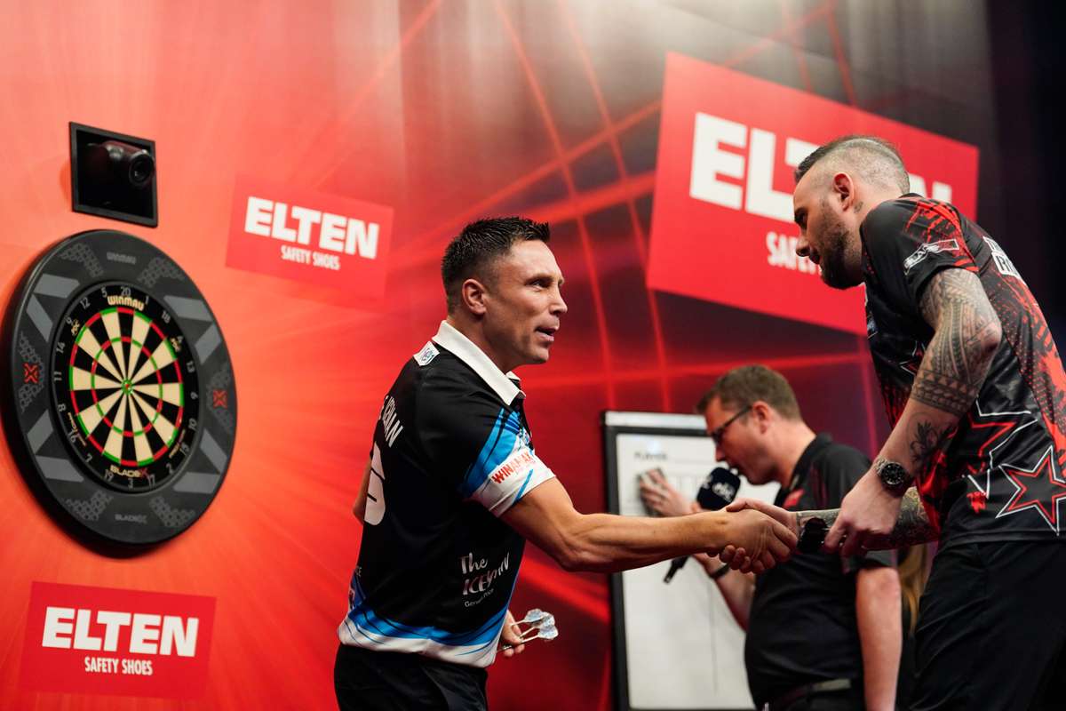 Gerwyn Price beats Joe Cullen in European Darts Trophy as Michael van ...