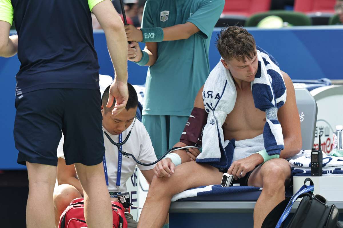 'We need to survive': Holger Rune calls for ATP to battle Shanghai heat ...