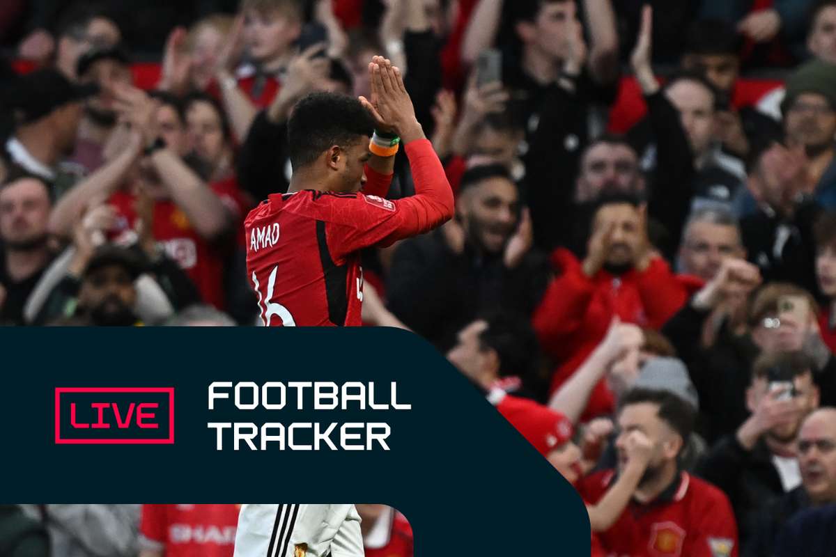 Football Tracker: Man Utd stun Liverpool to reach FA Cup semi-finals ...
