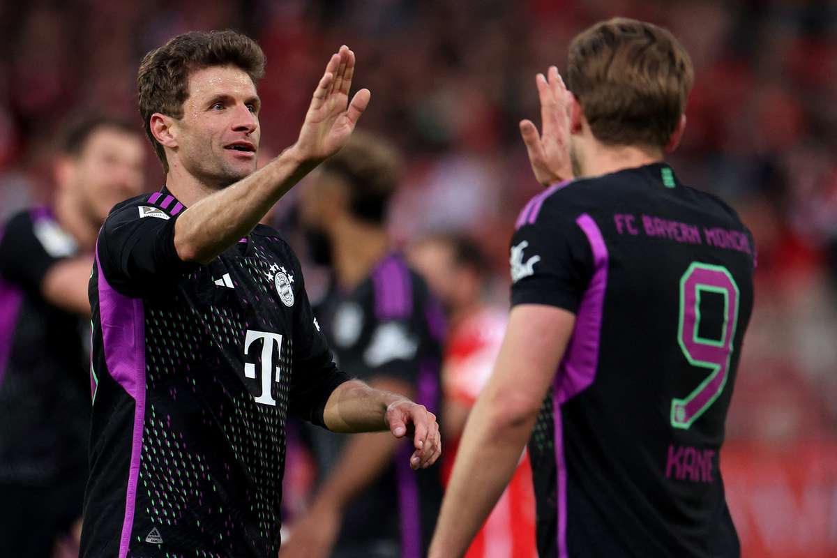 Muller bags brace and Kane hits goal 33 as Bayern thump Union ...