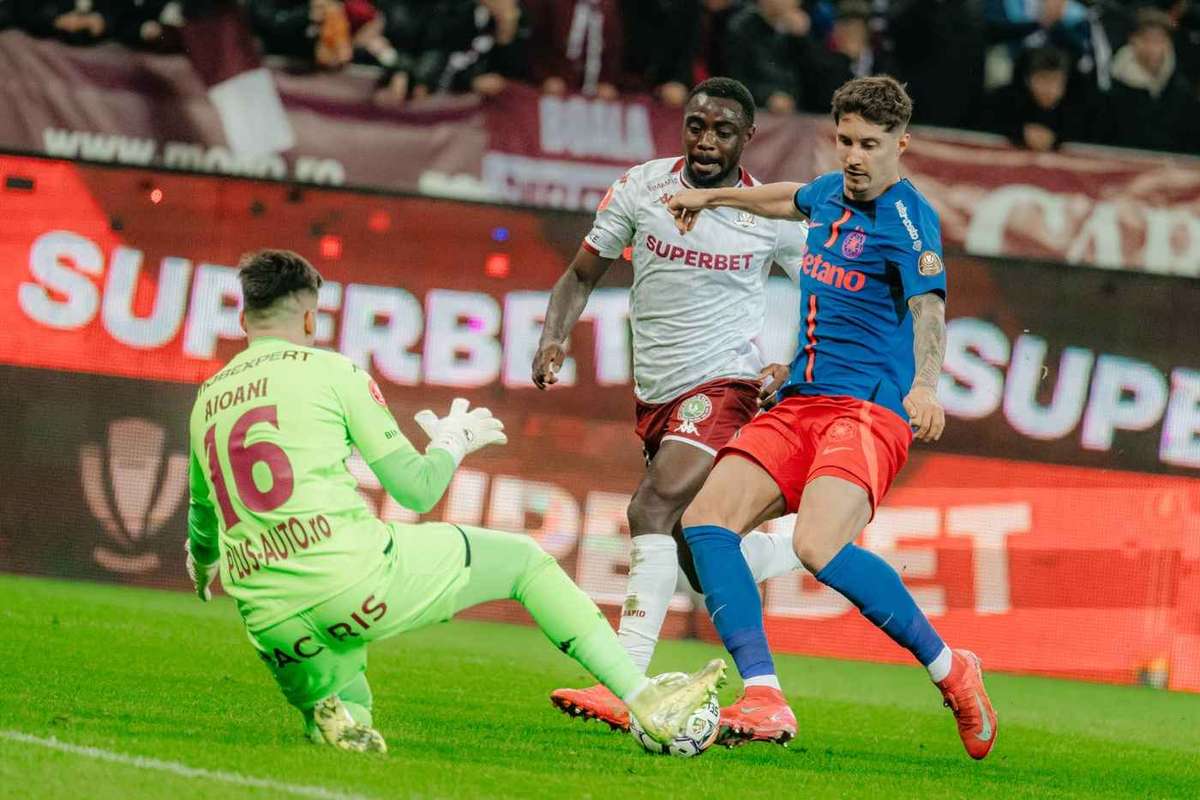 Spectacol pe Arena Națională! FCSB o egalează pe Rapid în prelungiri ...