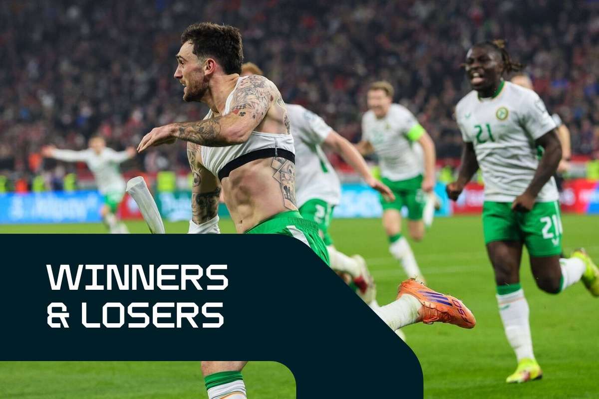 Winners and Losers: Parrott stars for Ireland, Ronaldo sees red ...