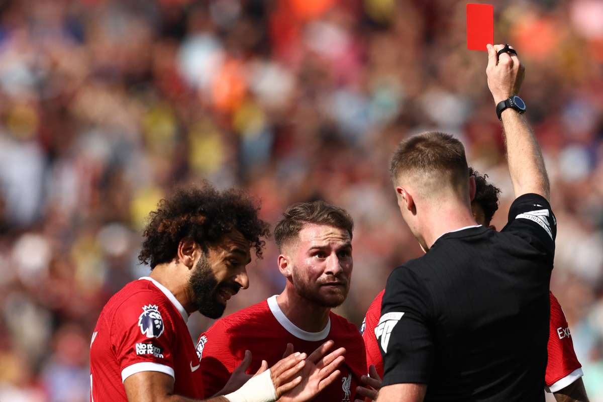 Liverpool midfielder Mac Allister has Bournemouth red card overturned ...