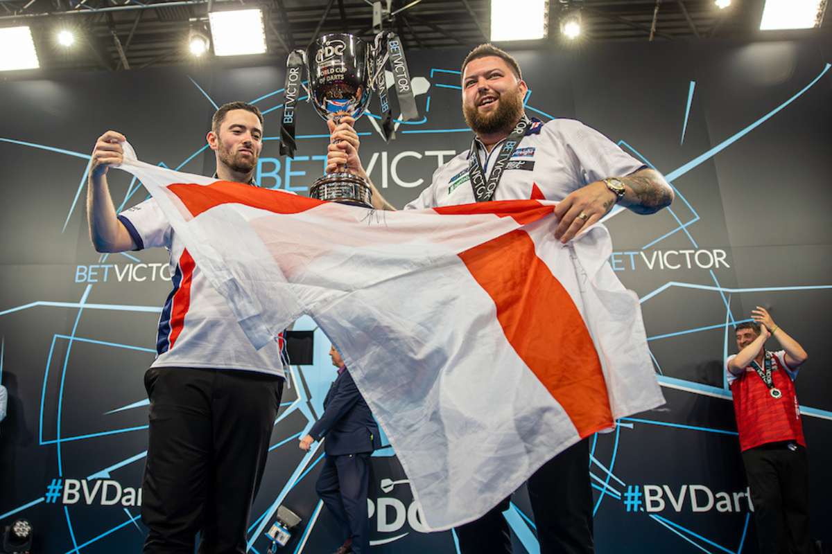 'We're a cheat code': England seal record fifth Darts World Cup ...