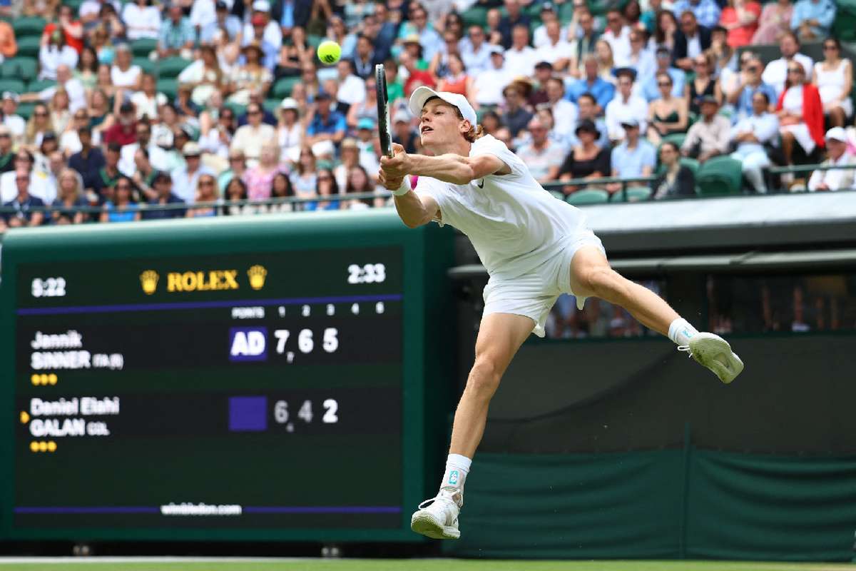 Sinner in tetchy mood but reaches Wimbledon quarter-finals after ...