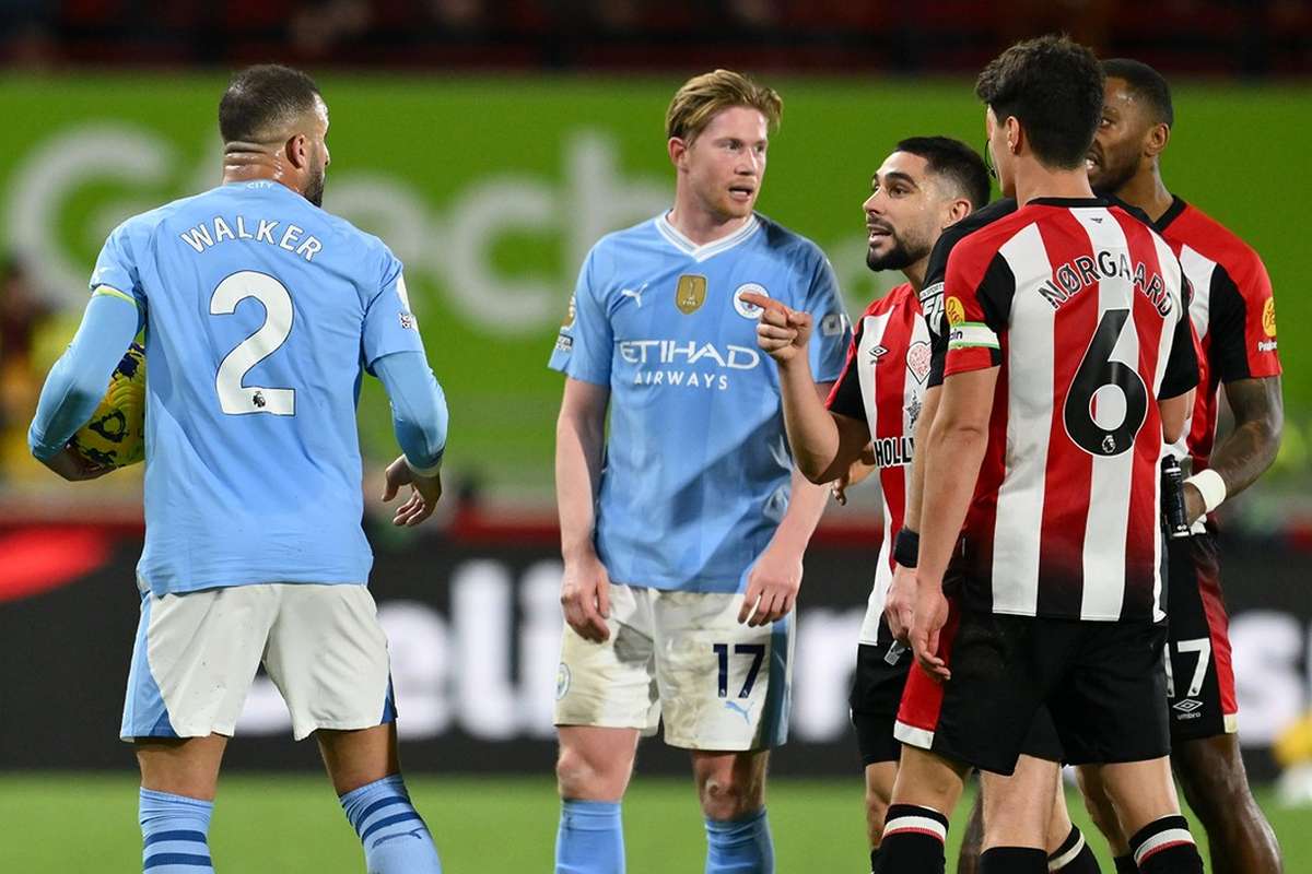 Lip reader reveals Kyle Walker threatened to 'knock out' Neal Maupay in ...