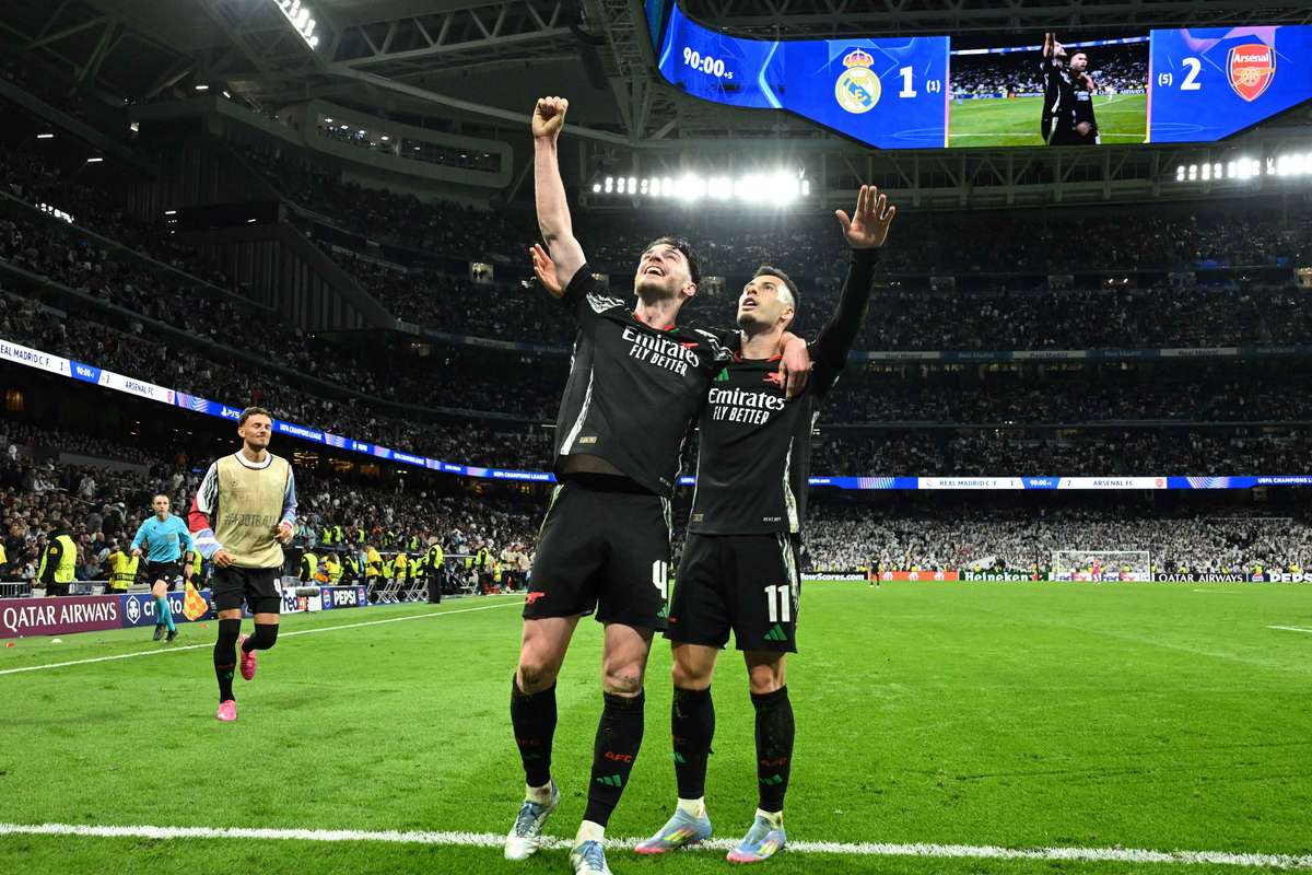 Declan Rice 'knew' Arsenal would knock Real Madrid out of Champions ...