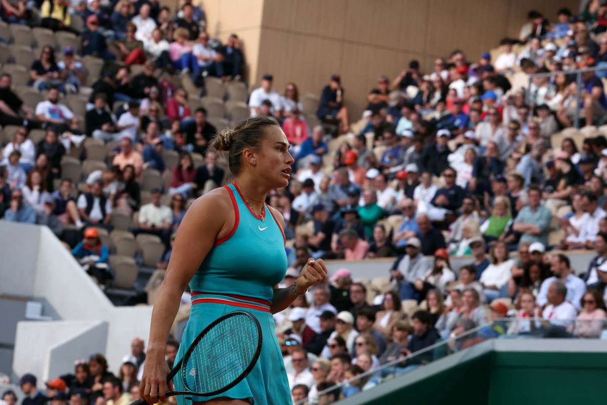 French Open: Top seed Aryna Sabalenka continues fast start at Roland Garros to cruise into third ...