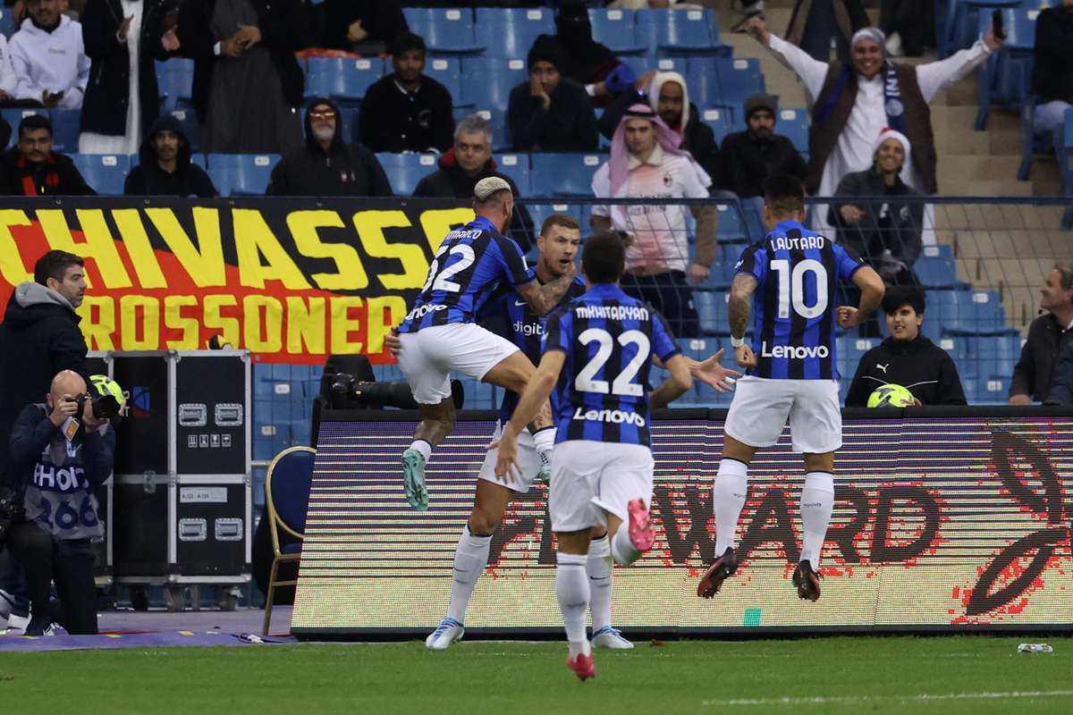 Inter sweep aside old rivals AC Milan to lift Italian Super Cup in ...