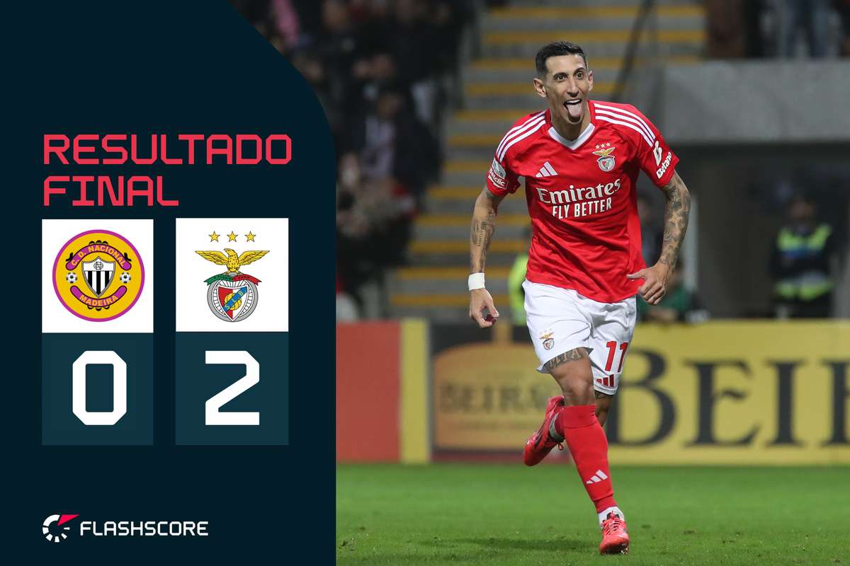 Nas asas de Di María: Benfica acerta calendário com vitória na Madeira ...