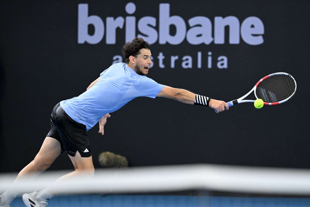 Atp Brisbane: serpente in campo, interrotto il match di Thiem | Diretta.it