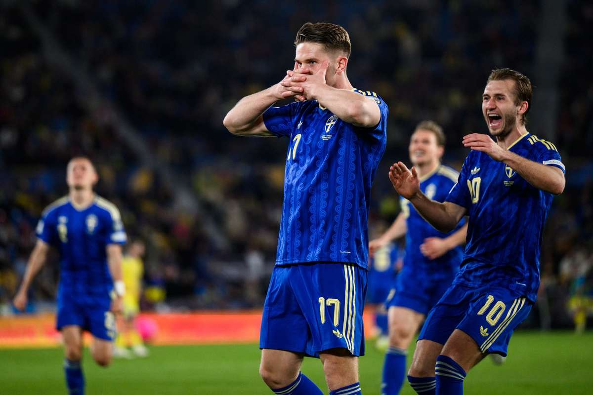 Viktor Gyokeres' hat-trick saw Sweden beat Ukraine 3-0 in World Cup ...