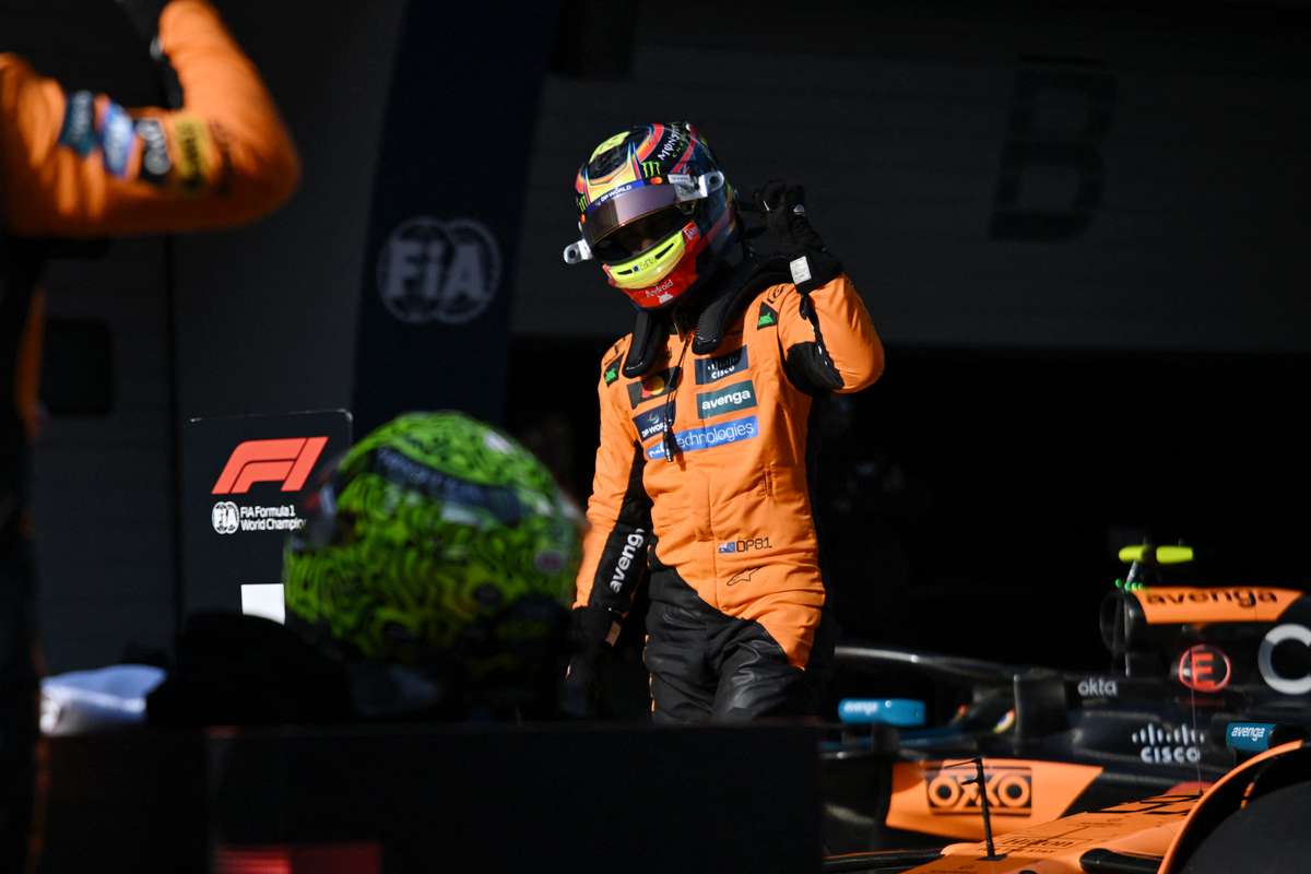 Oscar Piastri secures first-ever pole for Chinese Grand Prix with Lewis Hamilton in fifth ...