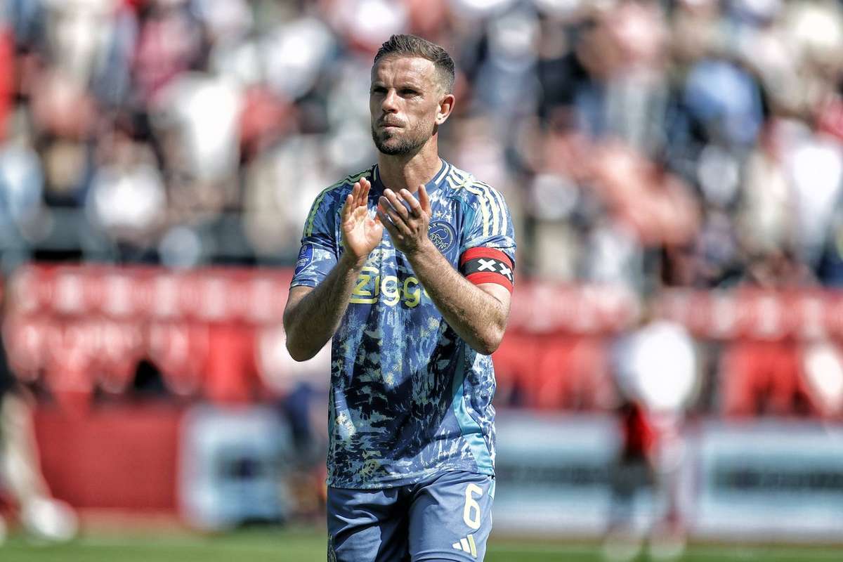 Captain Jordan Henderson leads Ajax to cusp of Eredivisie title ...