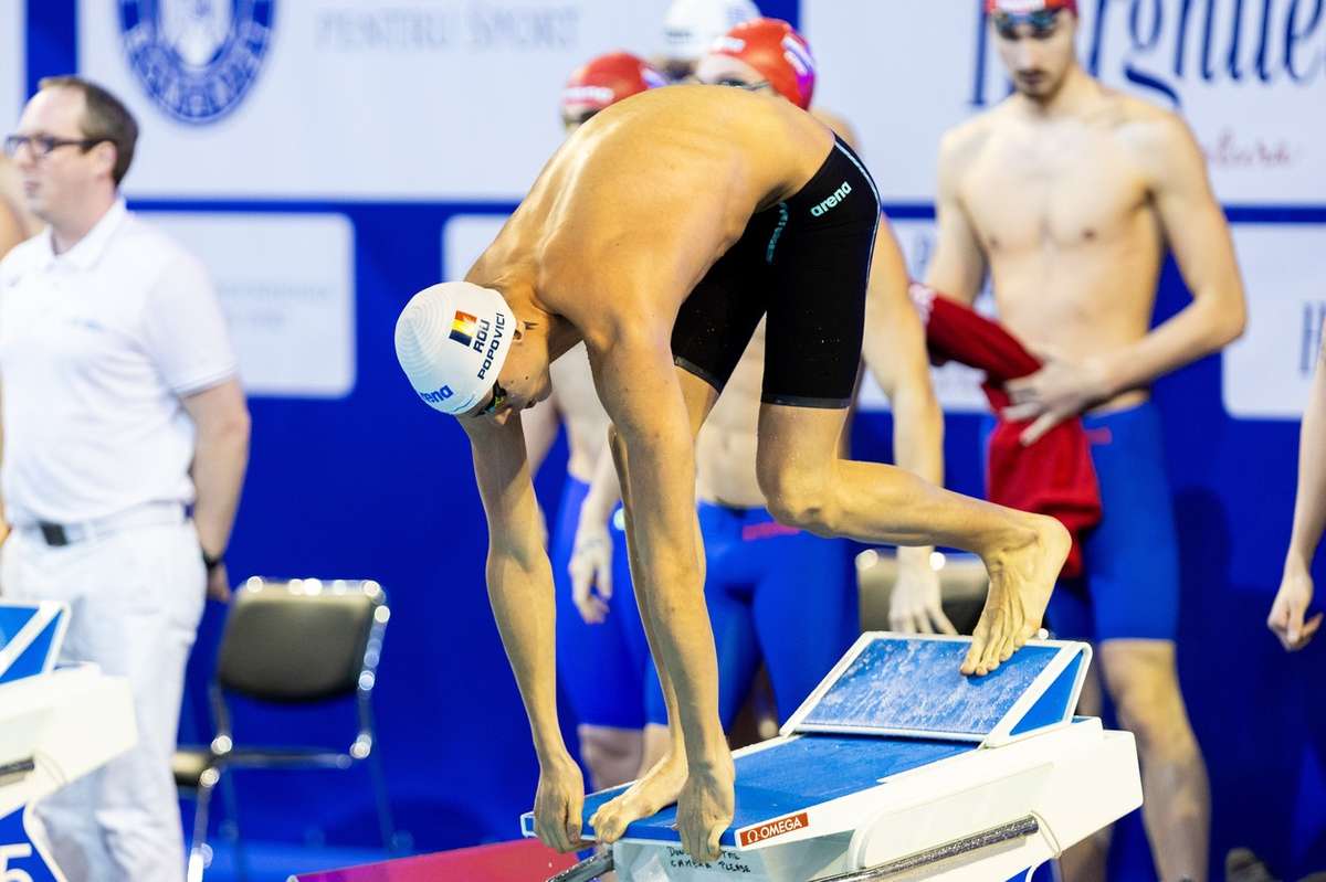 David Popovici, Constantin, Gergely și Dinu, doar locul 7 în finala de ...