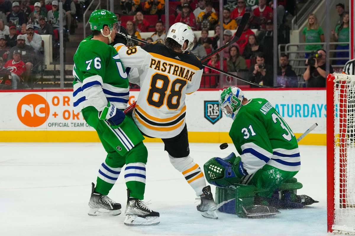 NHL roundup: Bruins knock off Hurricanes for 7th straight win ...