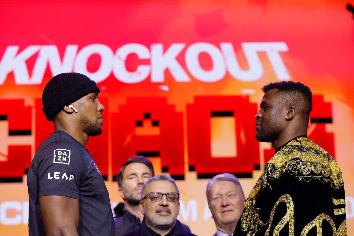 Ngannou questions Joshua's chin ahead of March fight in Riyadh ...