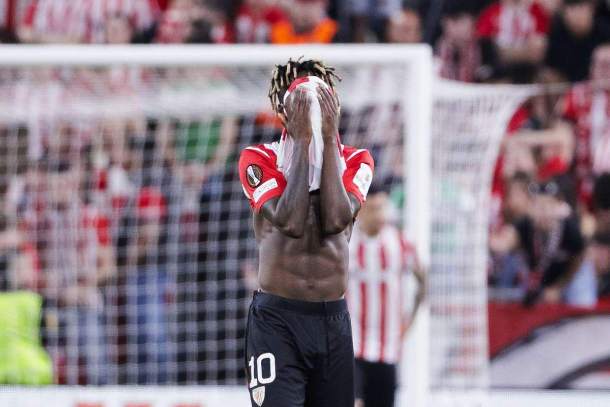 La imagen de Nico Williams vuelve al mural de la Copa del Rey ...