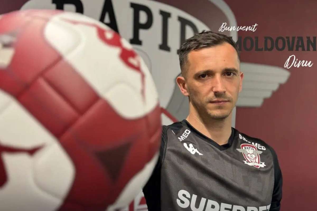 Rapid și-a prezentat noul portar, Dinu Moldovan: "A fost visul meu să ...