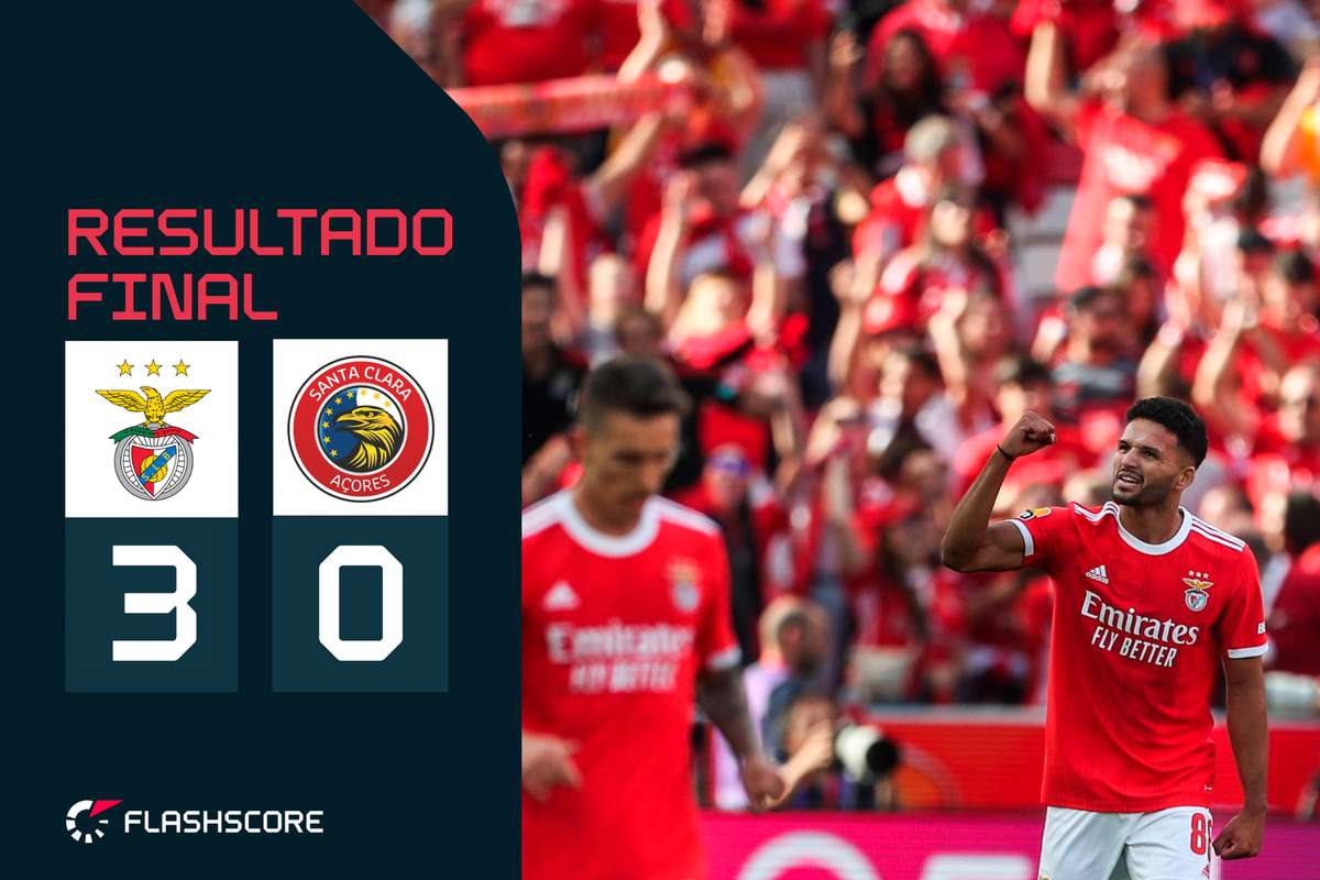Foi até ao fim mas decidido logo no início: Benfica vence Santa Clara e ...
