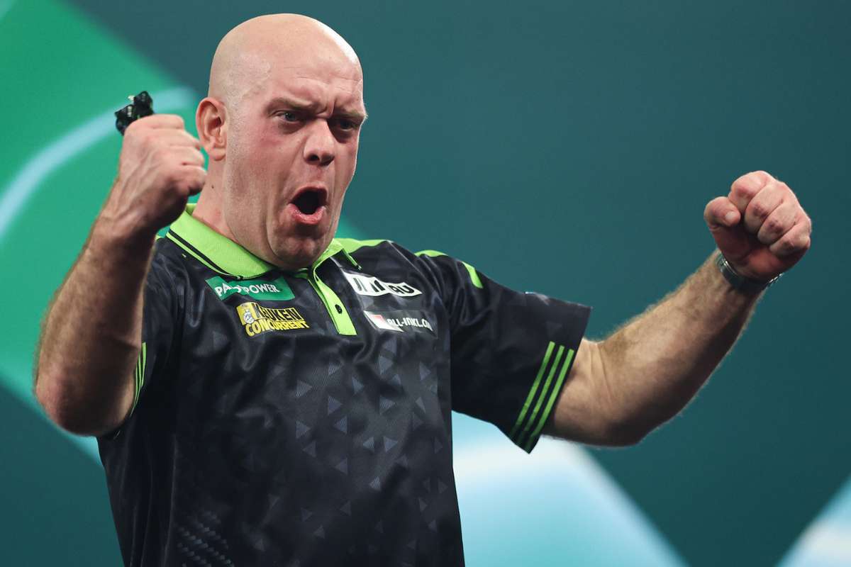 Impressive Van Gerwen sets up Merk match after Hood stuns Noppert in ...
