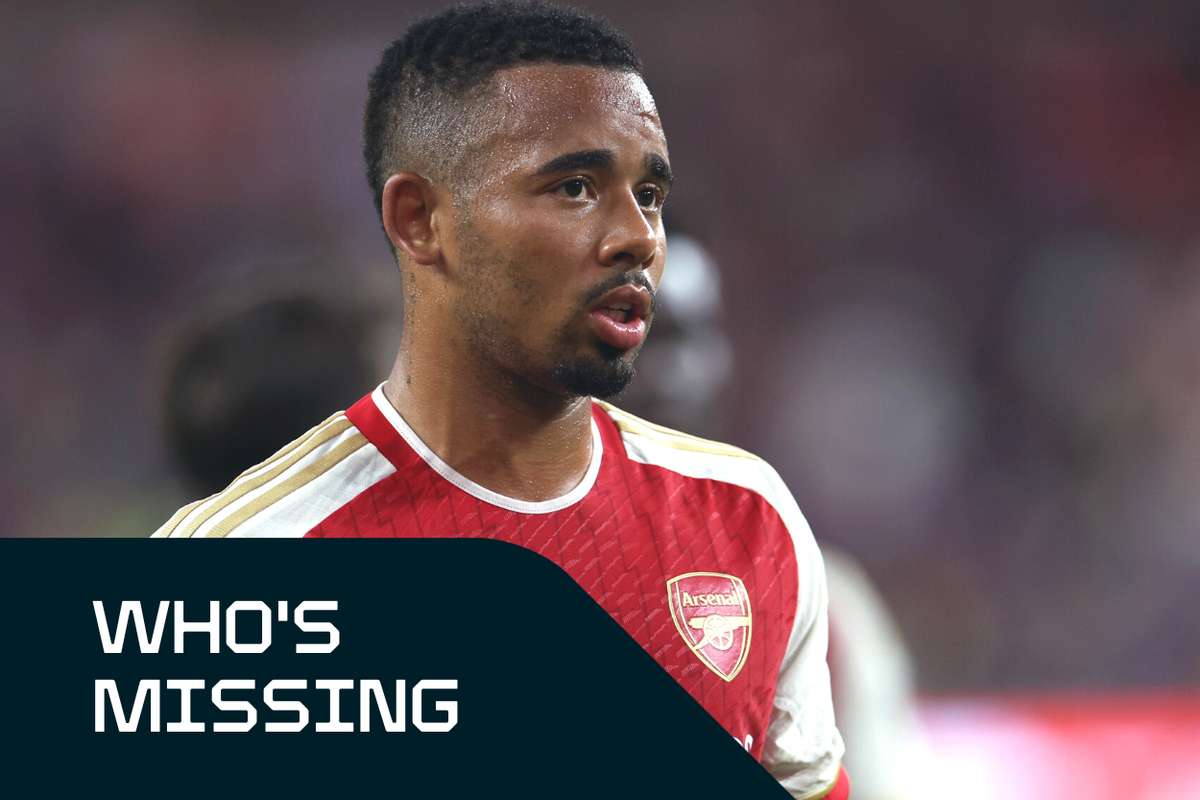 Who's missing? Gabriel Jesus among players set to miss Premier League ...