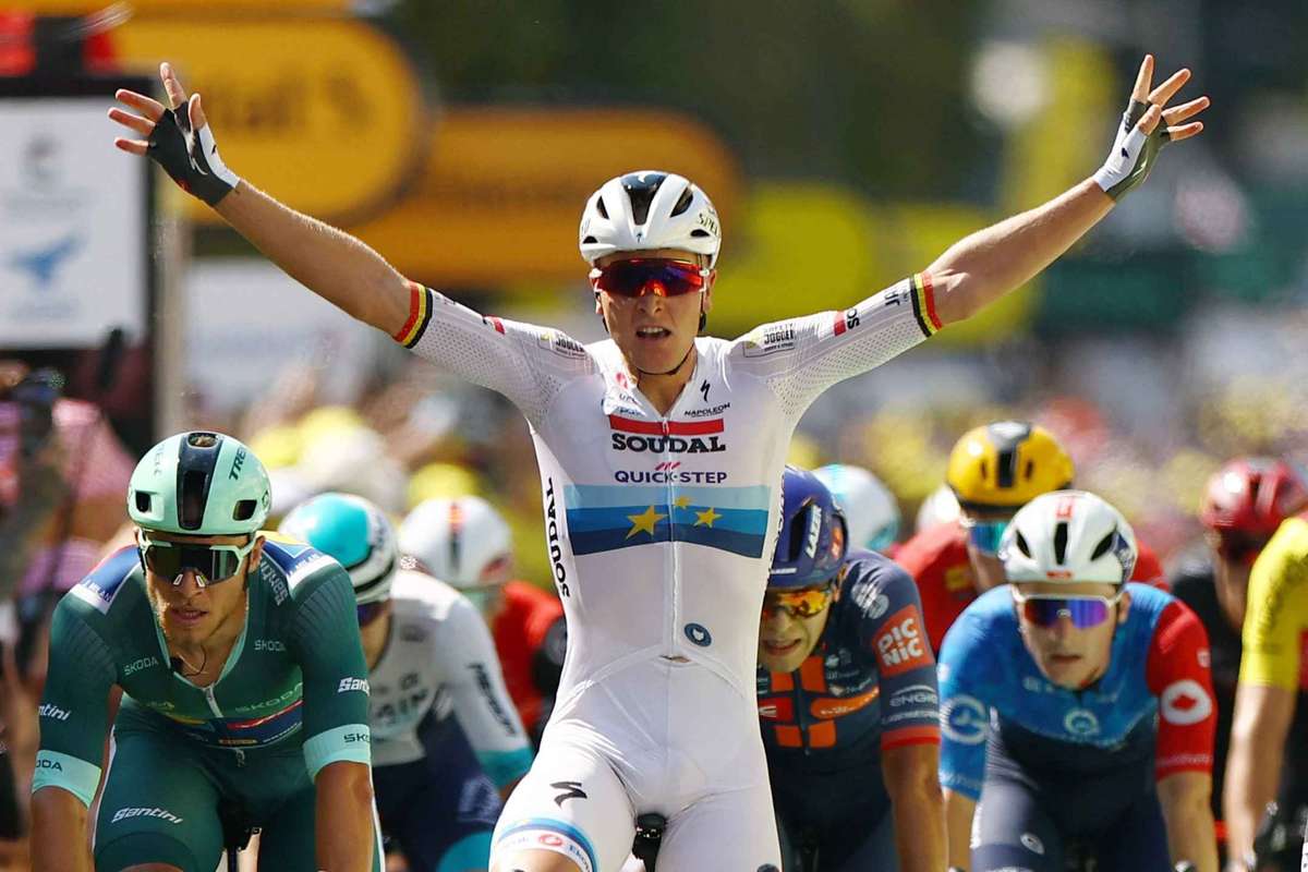 Tim Merlier takes stage eight of Tour de France after outsprinting ...