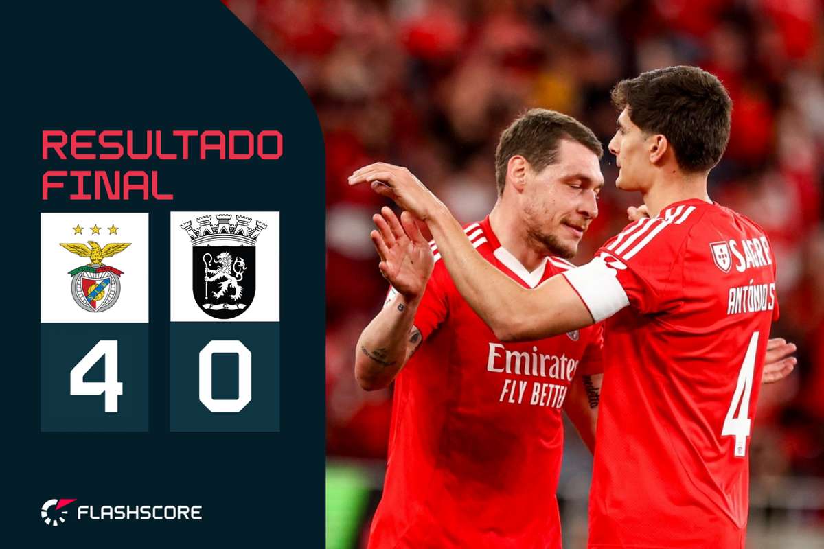 Rotação e bolas paradas ajudam na caminhada: Benfica goleia Tirsense e ...