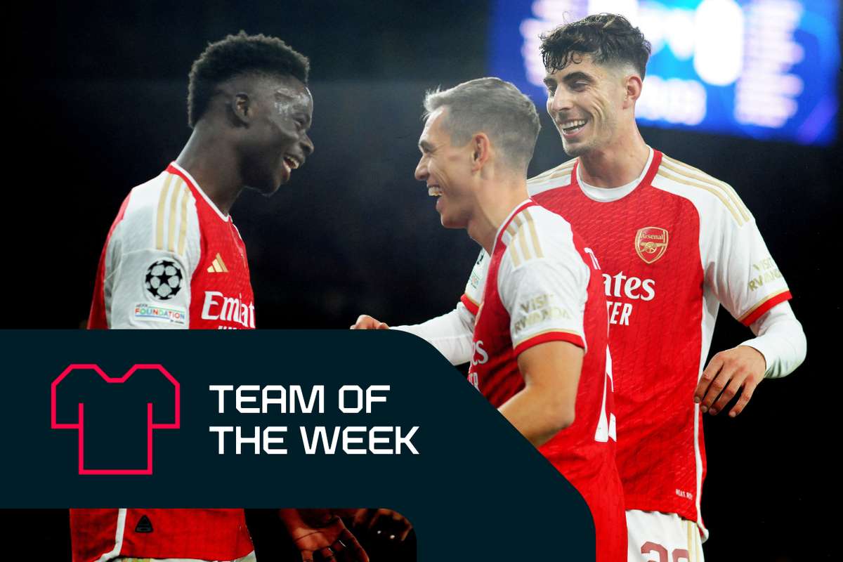 Champions League Team of the Week: Saka unstoppable, Pepe breaks record ...