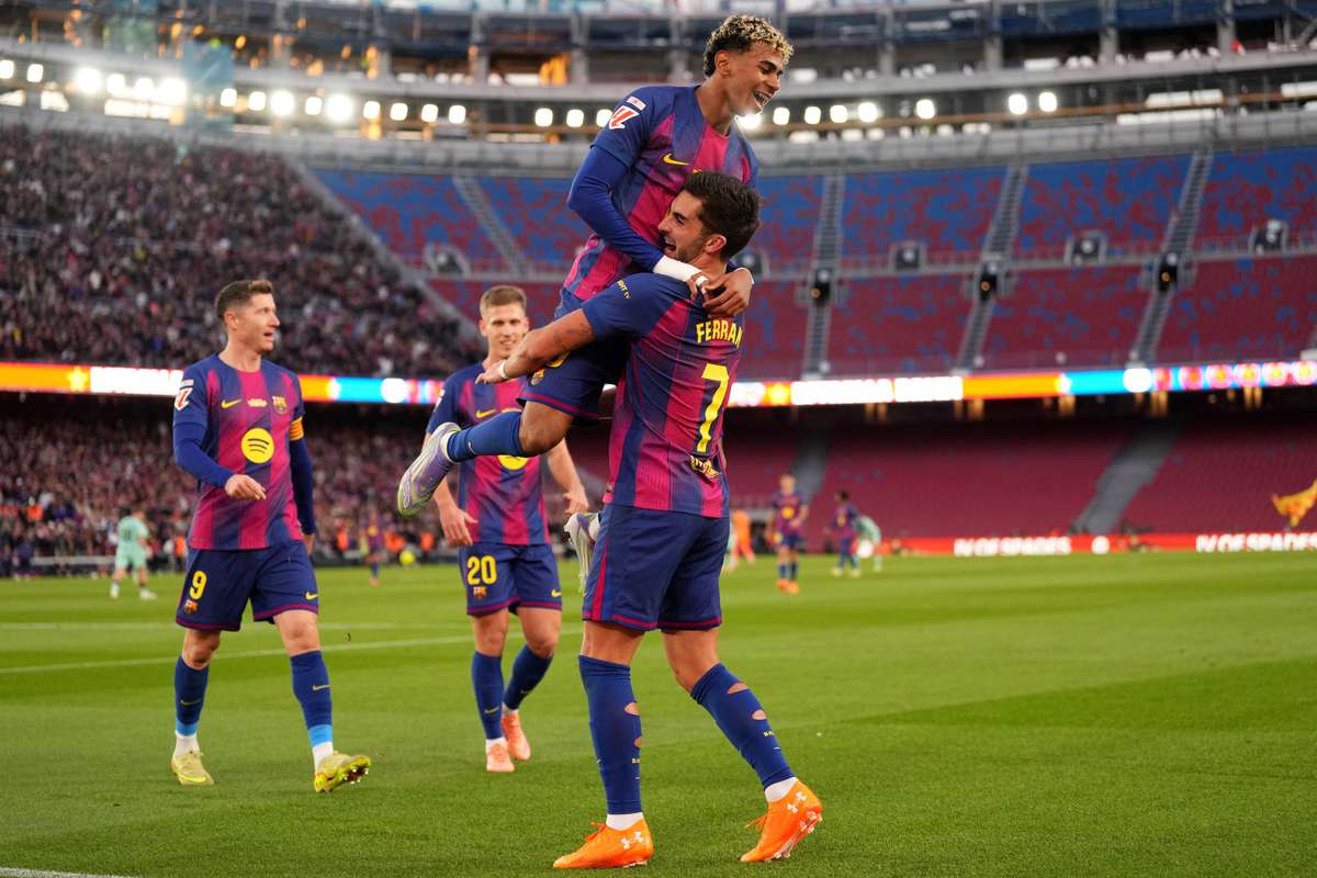 Barcelona thrash Athletic Club to mark historic Camp Nou return ...