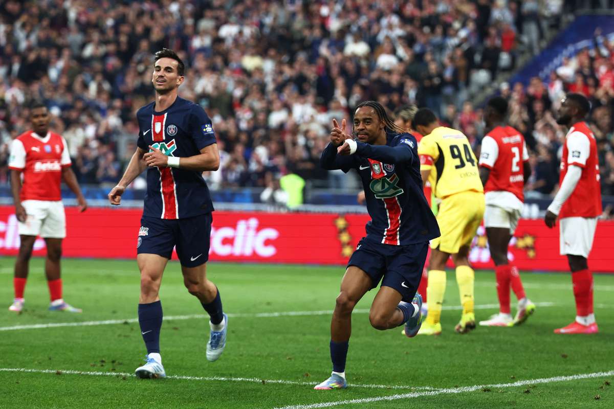 PSG ease past Reims in Coupe de France final to move to within one win ...