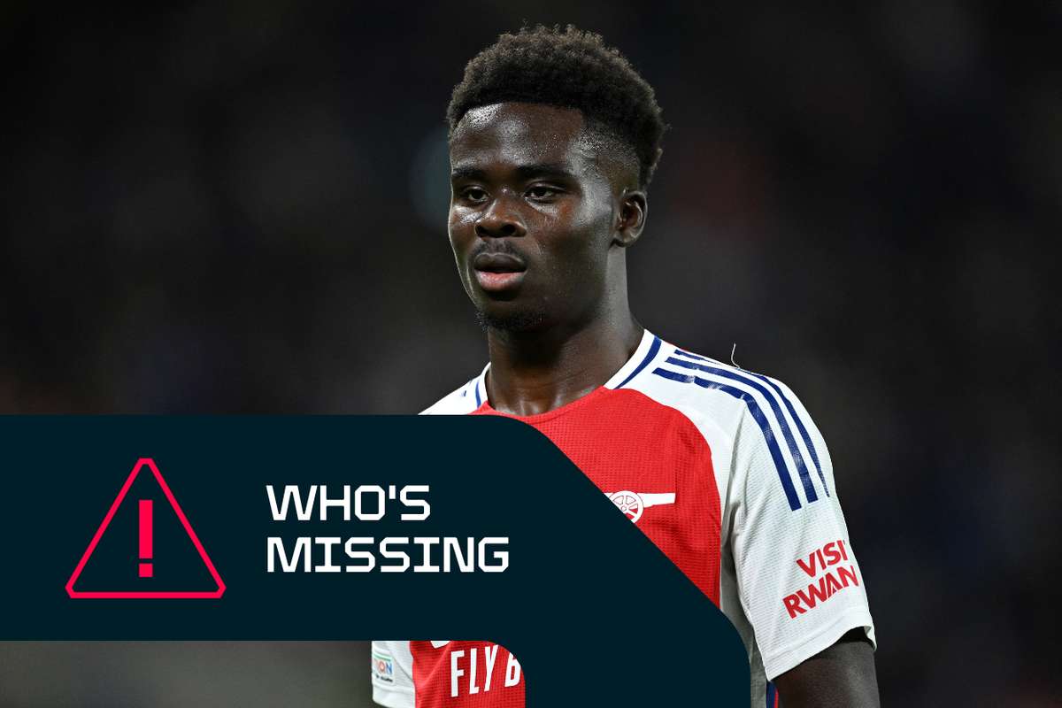 Who's Missing: Saka a doubt as Jota out of Arsenal vs Liverpool clash ...