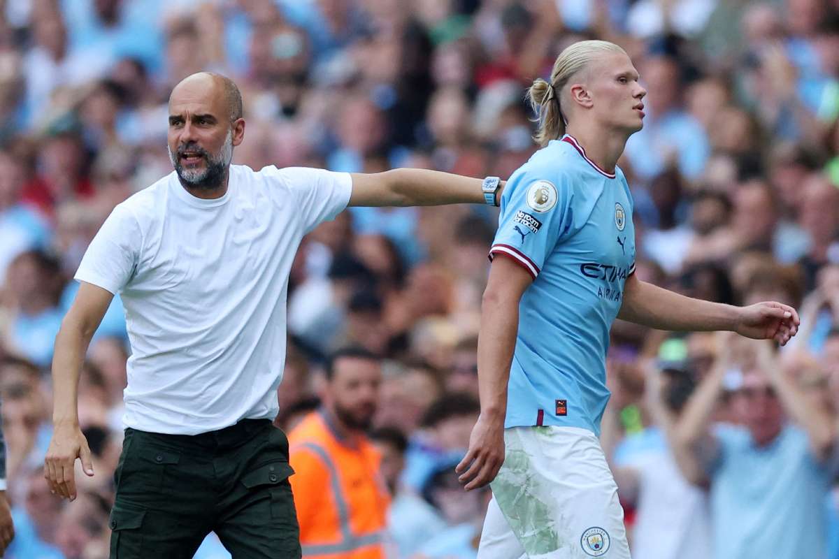 Haaland injury-free after working with City physios - Guardiola ...