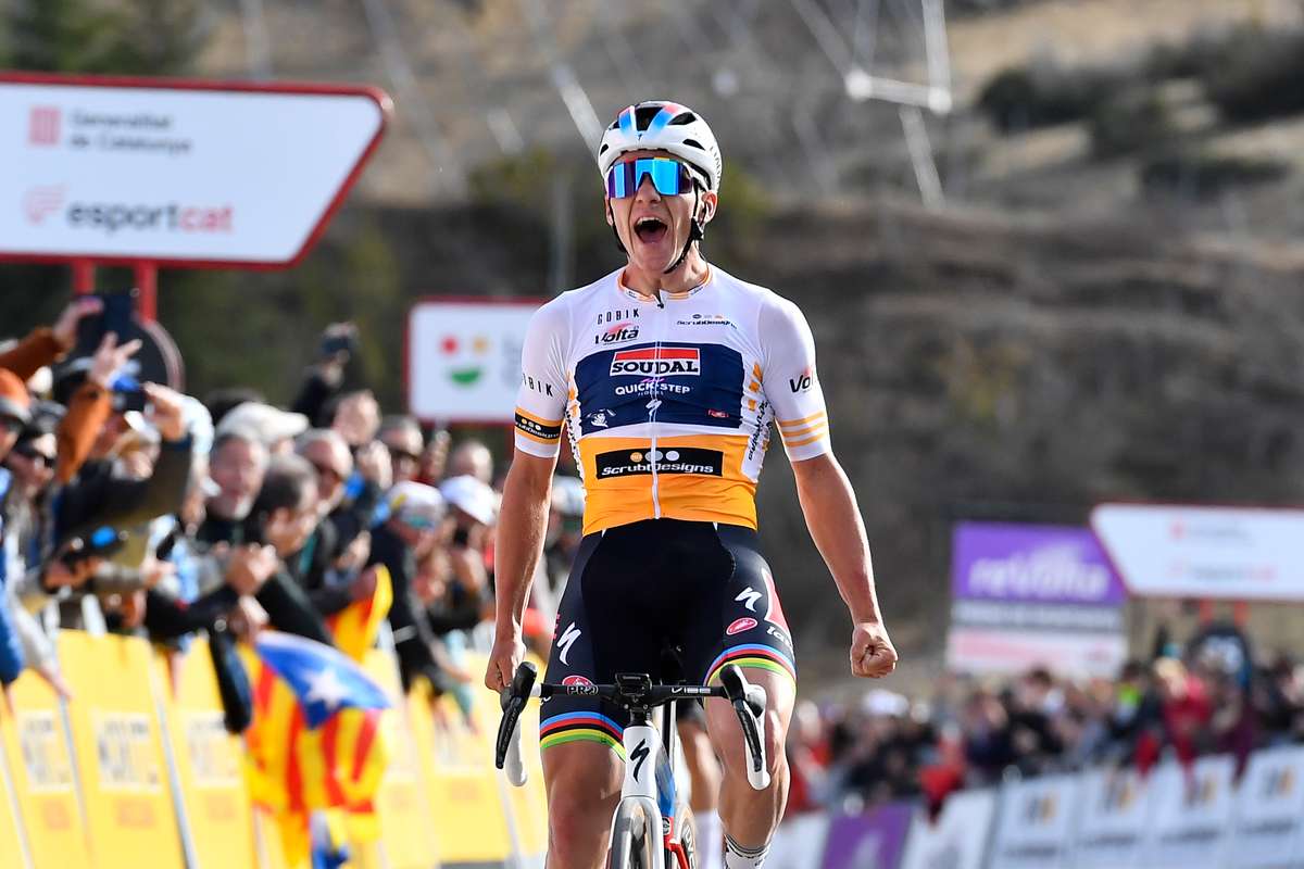 Remco Evenepoel s'impose au sommet de La Molina lors du Tour de Catalogne | Flashscore.fr
