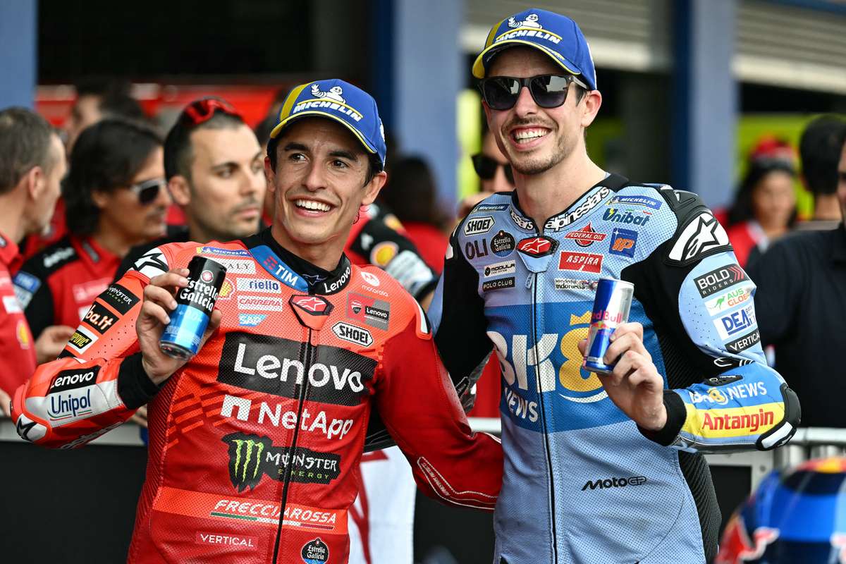 Marc Marquez edges out brother Alex to claim pole position for season ...