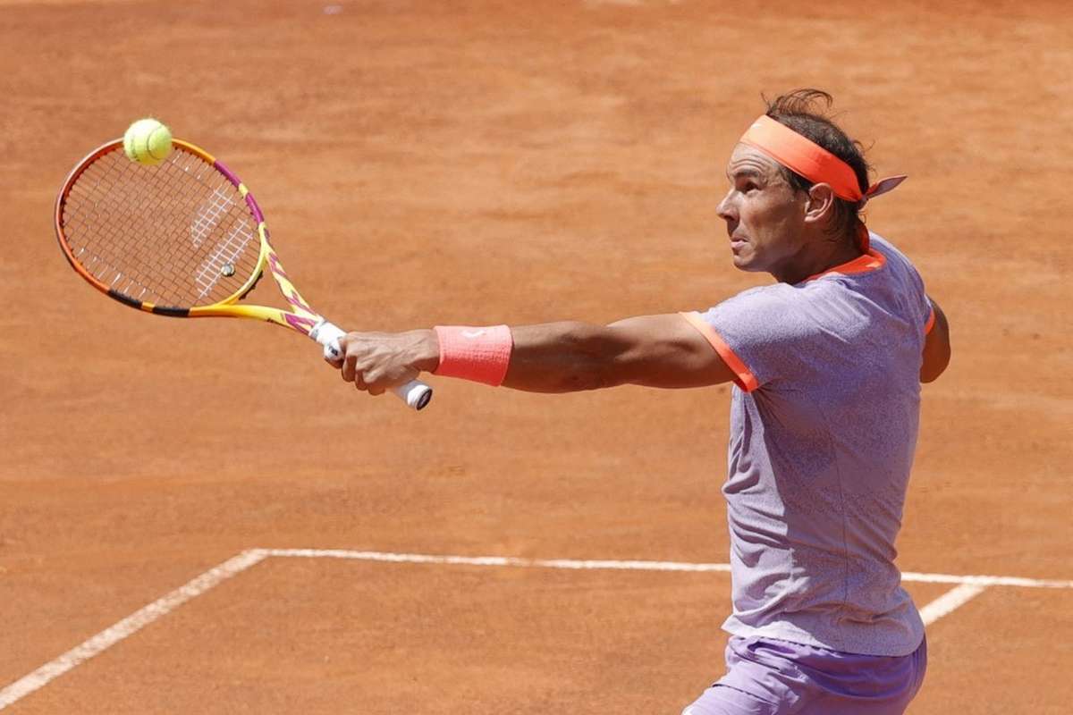 Premier entraînement de Nadal devant des milliers de spectateurs à ...