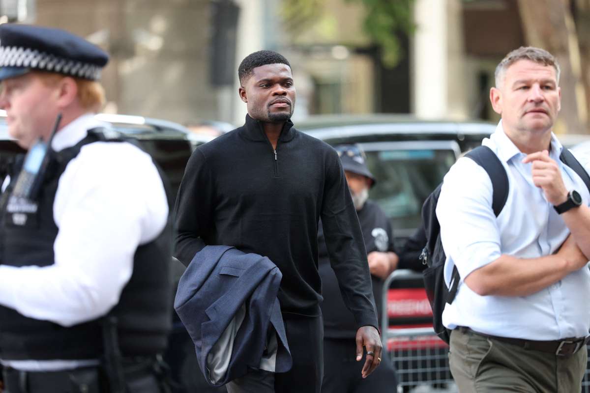 Thomas Partey: Former Arsenal player appears in court for rape charges ...