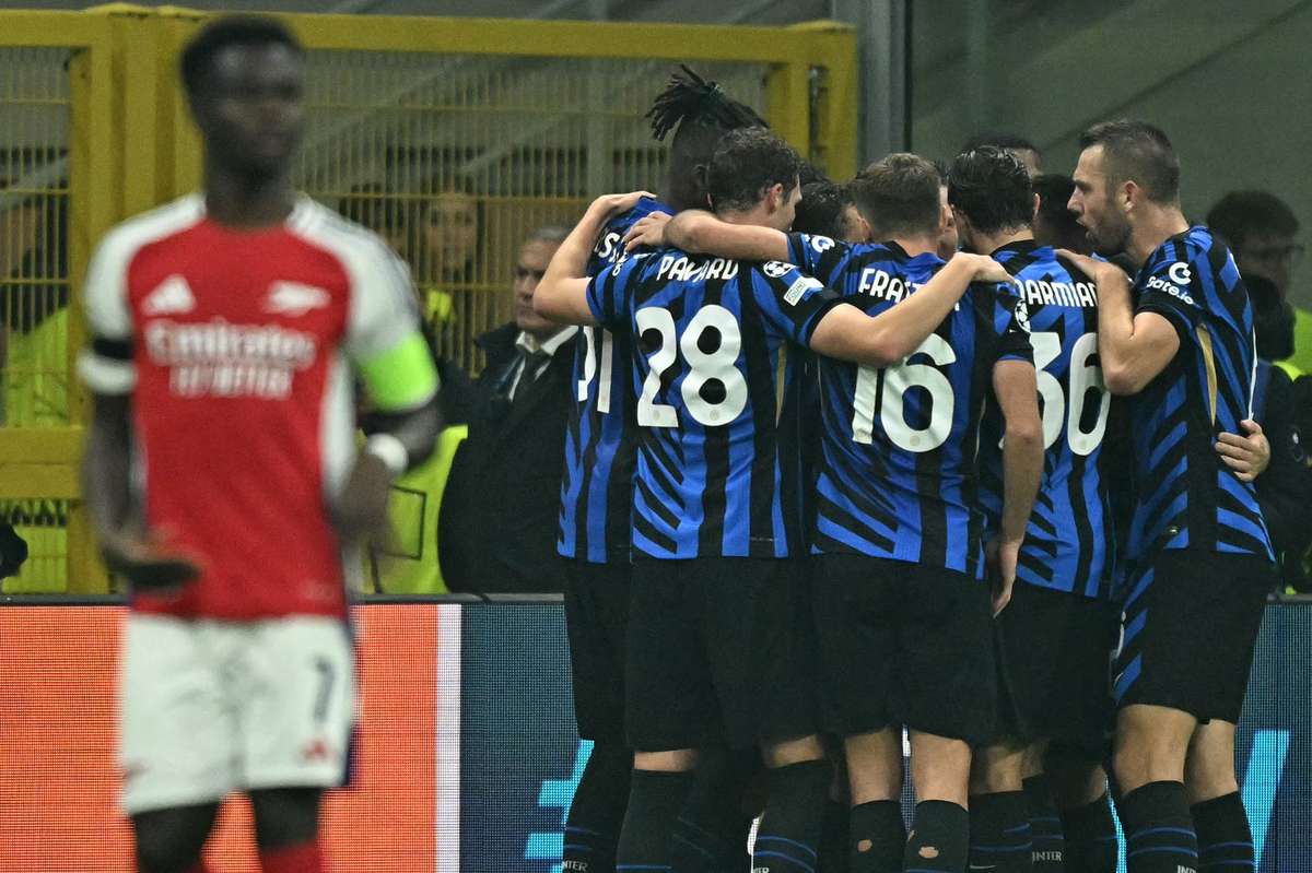 Arsenal's 100 per cent Champions League record ended by Inter Milan ...