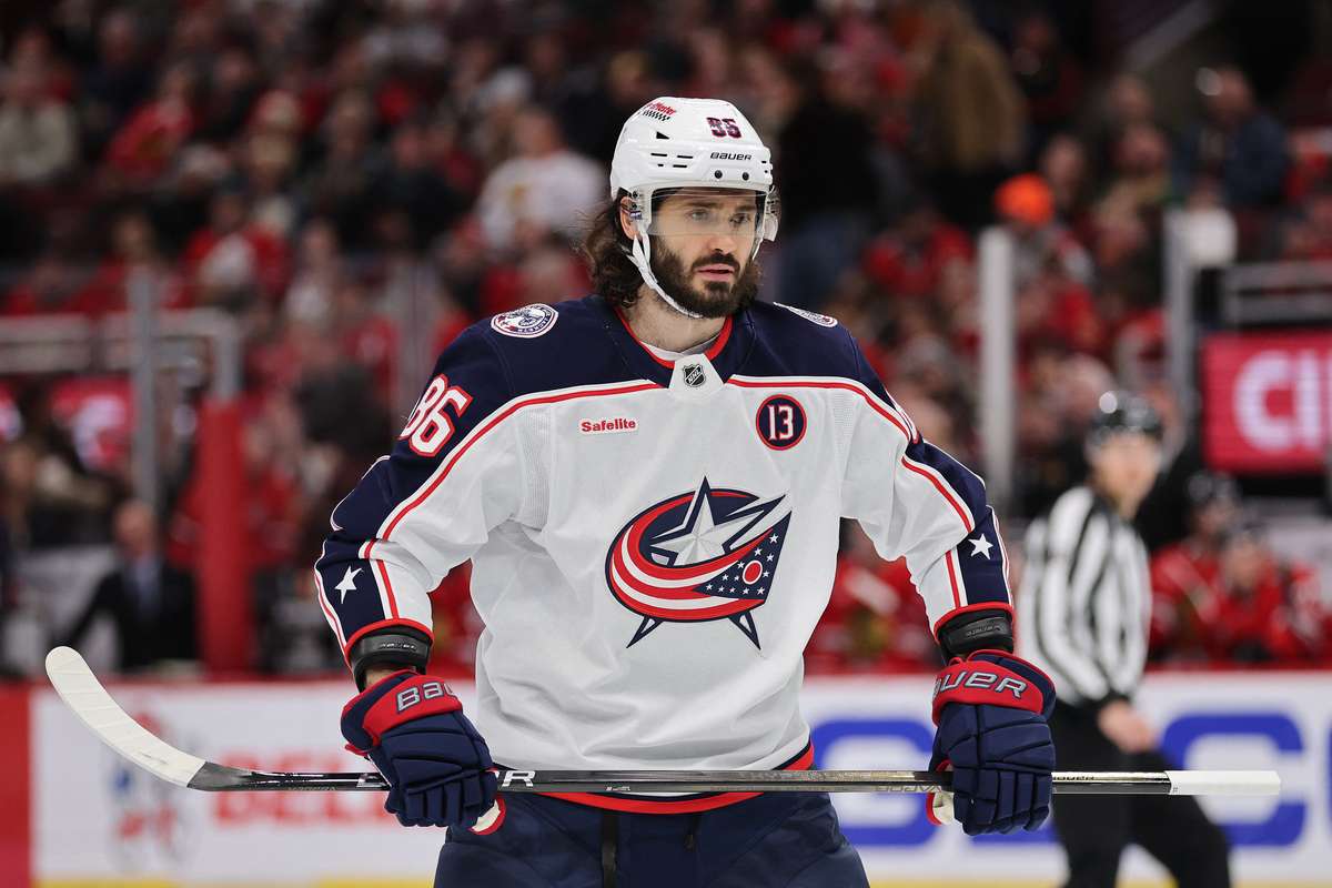 Columbus Blue Jackets lose top goal-scorer Kirill Marchenko after broken jaw lands him on IR ...