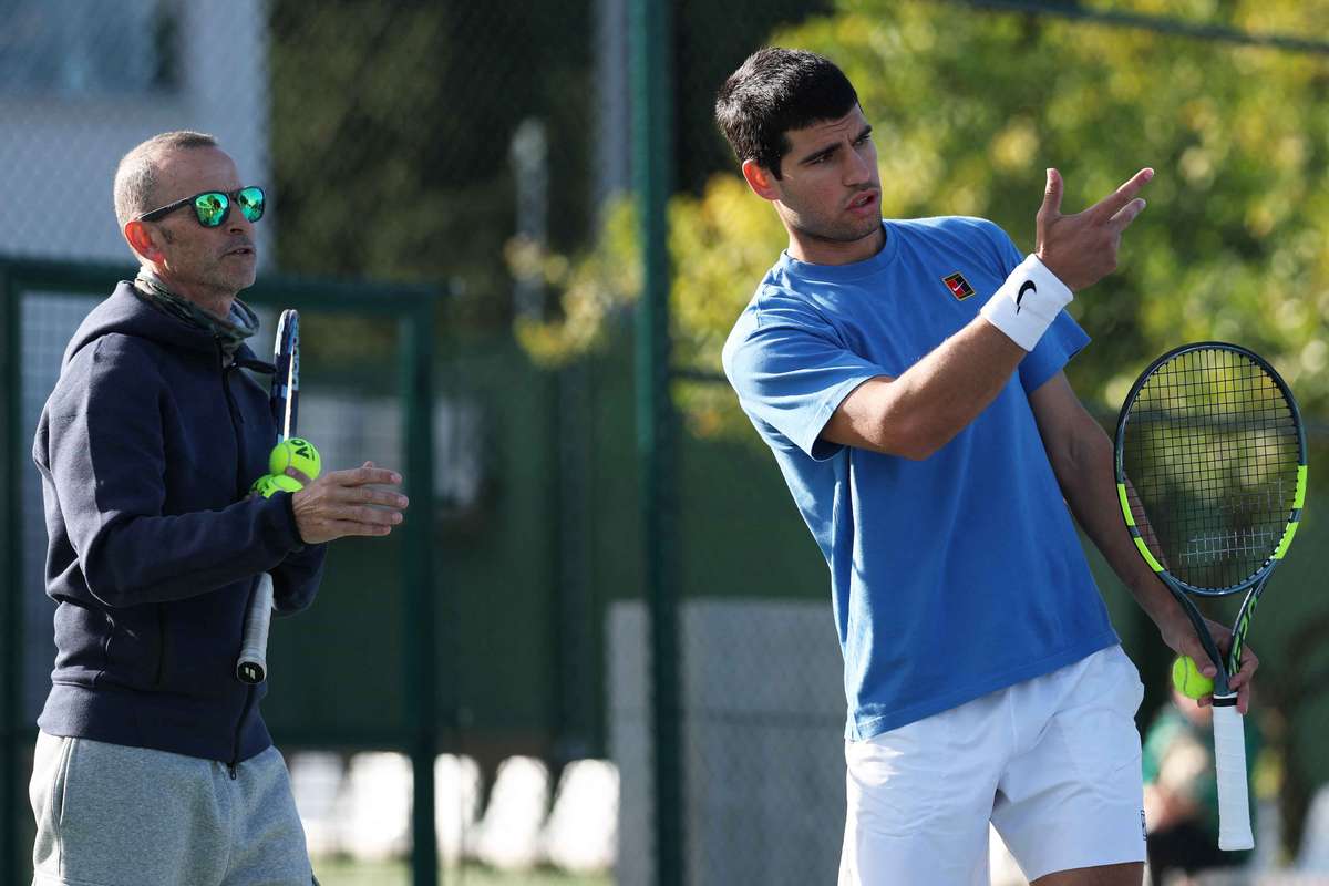 El particular truco de Alcaraz para practicar el servicio | Flashscore.pe