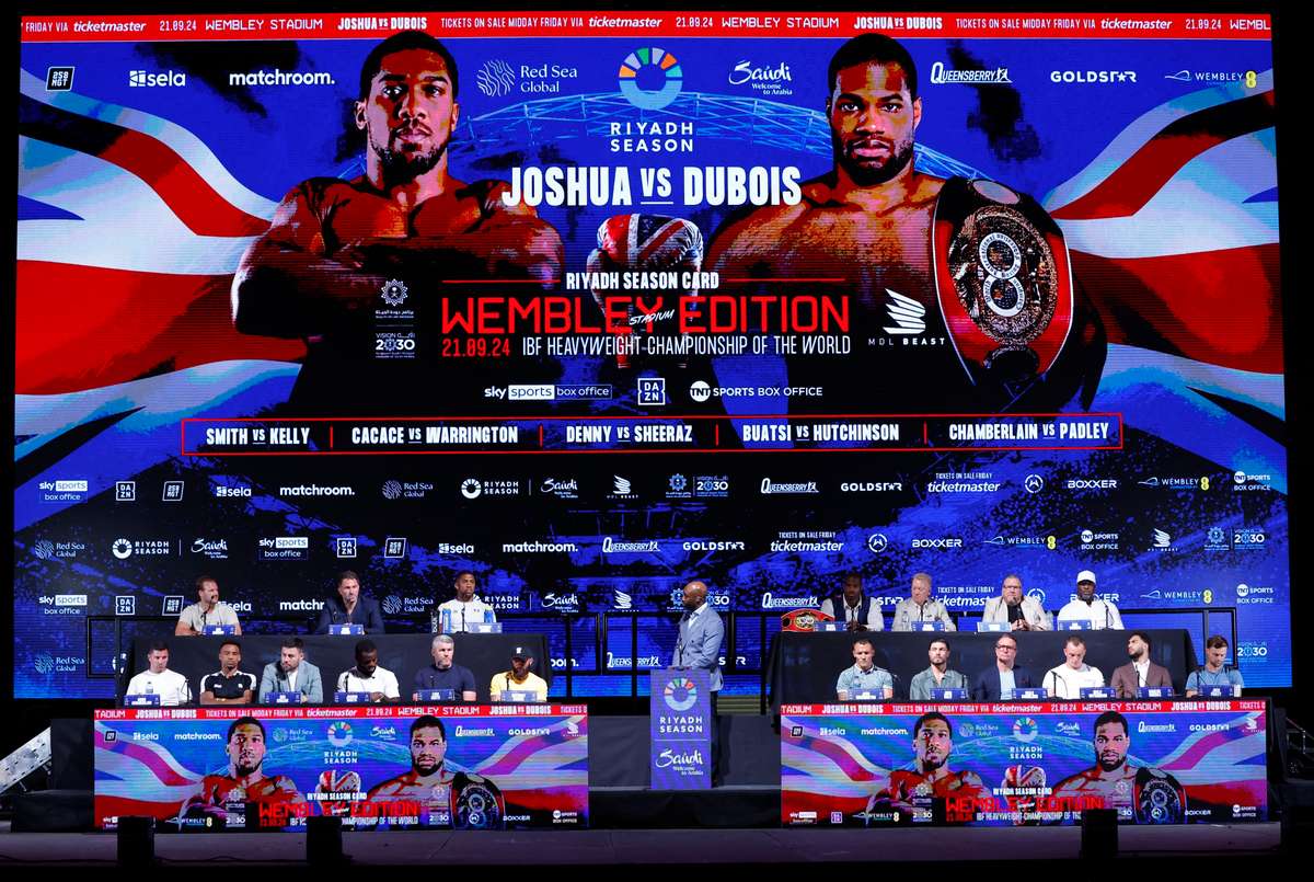 Britons Anthony Joshua and Daniel Dubois to fight for IBF heavyweight belt in September ...