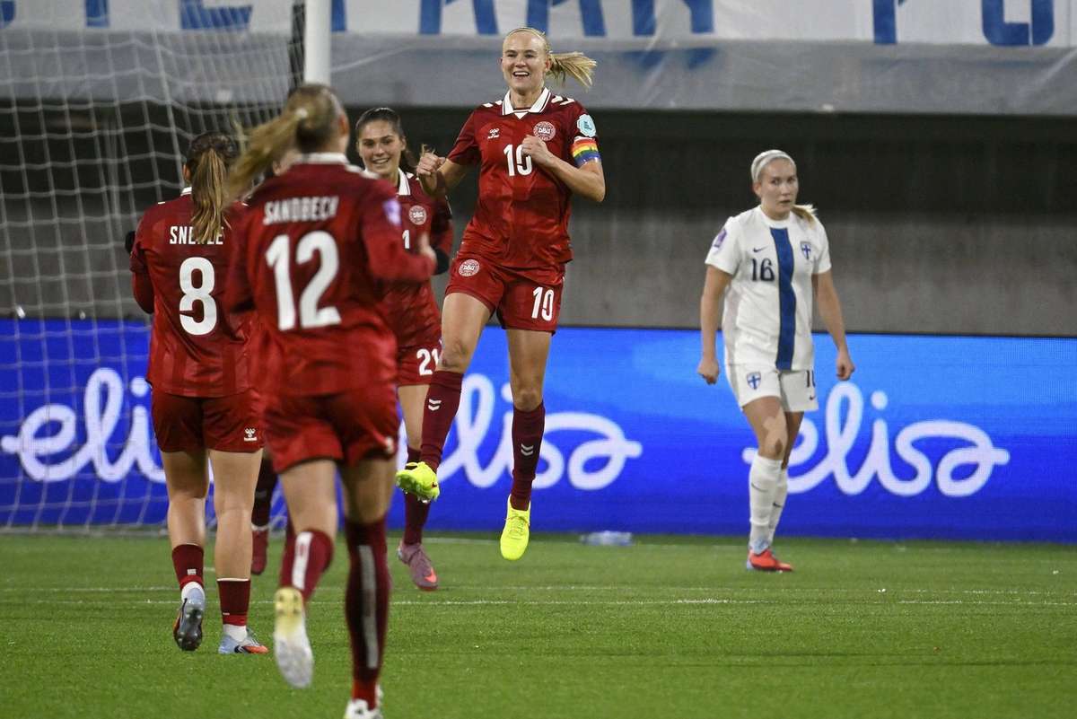 Deadly Danish women thrash Finland in Nations League playoff-clash ...
