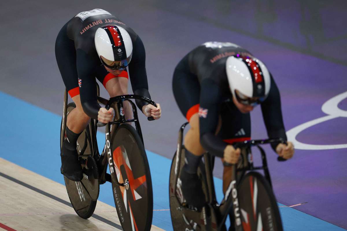 Britain's women power to team sprint gold as world records tumble ...